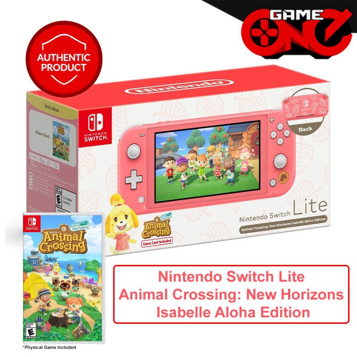 Nintendo Switch Lite Unit Animal Crossing New Horizons Bundle ...