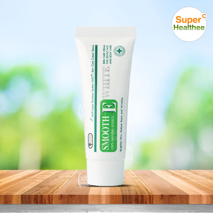Smooth e cream plus white 10 กรัม สมูท อี ครีม พลัส ไวท์ | Lazada.co.th
