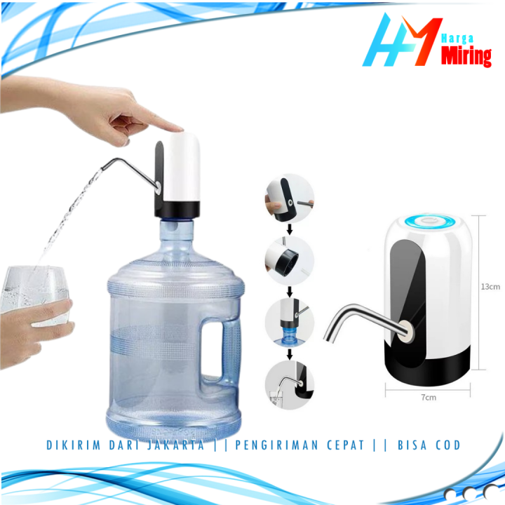 HM Pompa Galon Elektrik Pompa Air Minum Murah With Micro USB Cable Alat ...