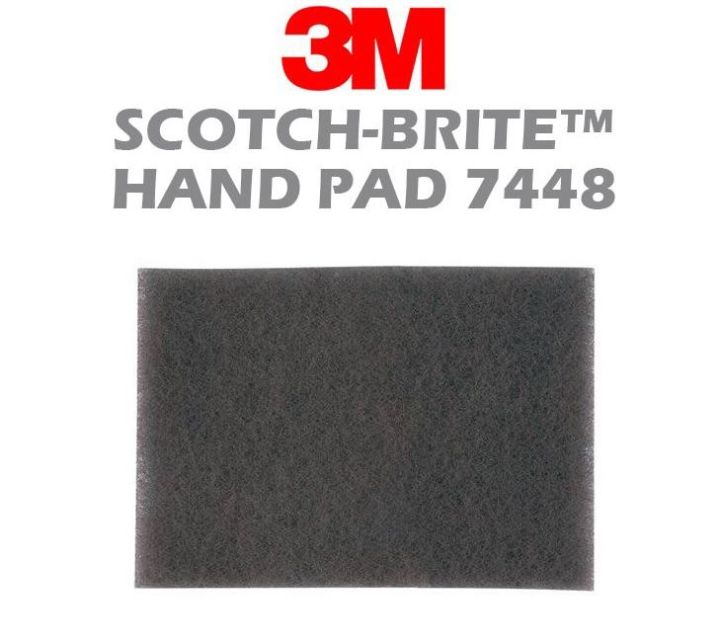 3M Scotch-Brite Ultra Fine Hand Pad 7448 , 6 in x9 in - 1 PCS | Lazada Indonesia