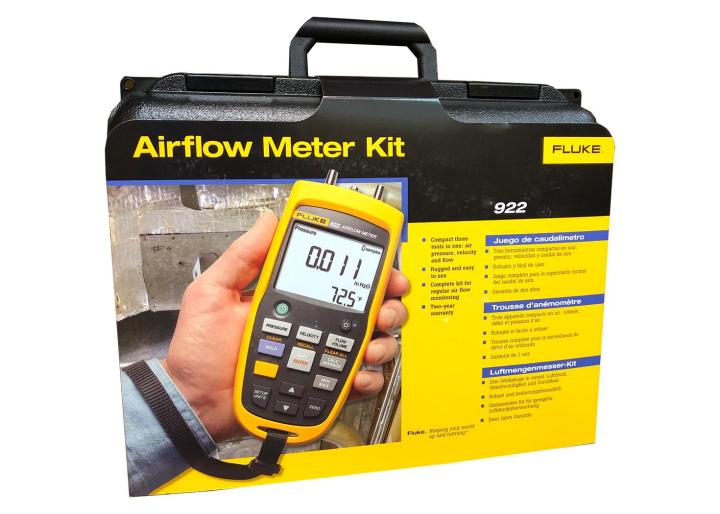 FLUKE 922 KIT AIRFLOW METER KIT WITH 12 INCH PITOT TUBE | Lazada