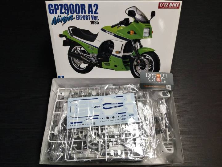 AOSHIMA 1/12 Kawasaki GPZ900R NINJA A2 (โมเดลรถจักรยานต์ Model ...