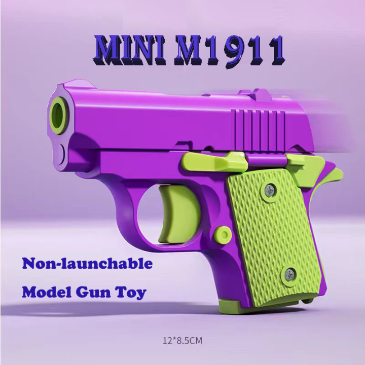 MINI M1911 Gun Toy Gravity Carrot Gun Toy | Lazada