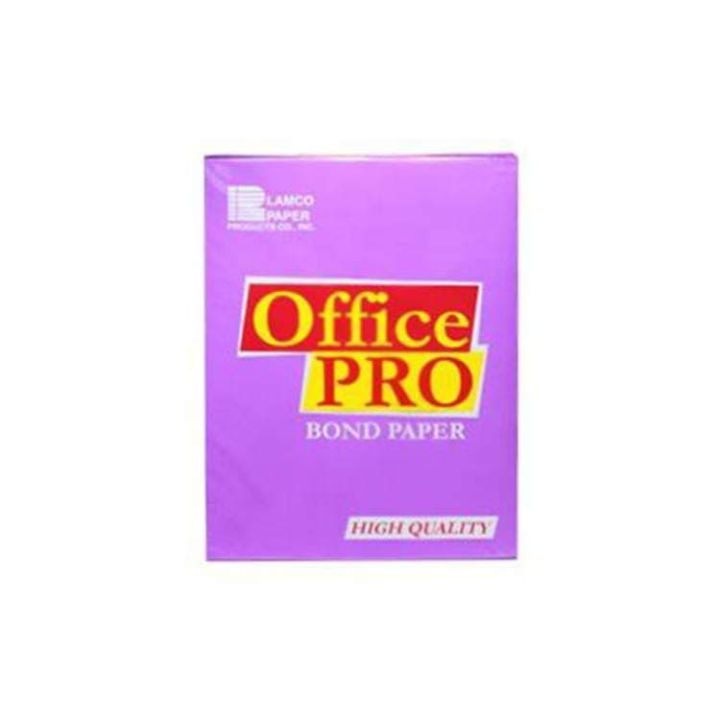 Office Pro Bond Paper Letter / Short Bond 500 pcs 8.5 x 11 in | Lazada PH
