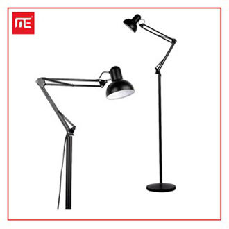 LED Floor Lamp Stand With Flexible Swing Arm For Living Room Bedroom ...