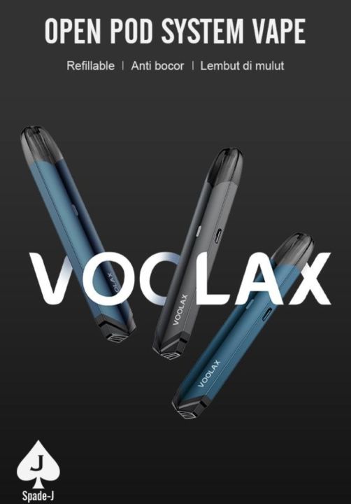 VOOLAX VAPE SPADE J-kit OPEN POD system Refillable with Cotton Core ...