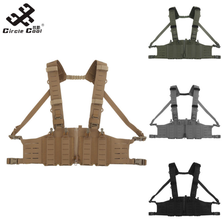 Circle Cool Outdoor Chest Rig Vest Adjustable Molle Chest Rigs ...