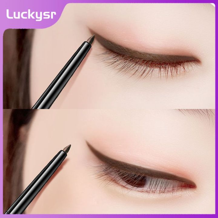 MKNK 3 Colors Automatic rotation Eyeliner Gel Pencil Eyebrow Pencil Long-lasting Waterproof ...