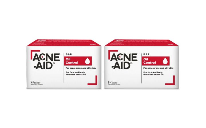 Acne Aid Soap Bar 100gm x2 *Effective for oily and acne prone skin ...