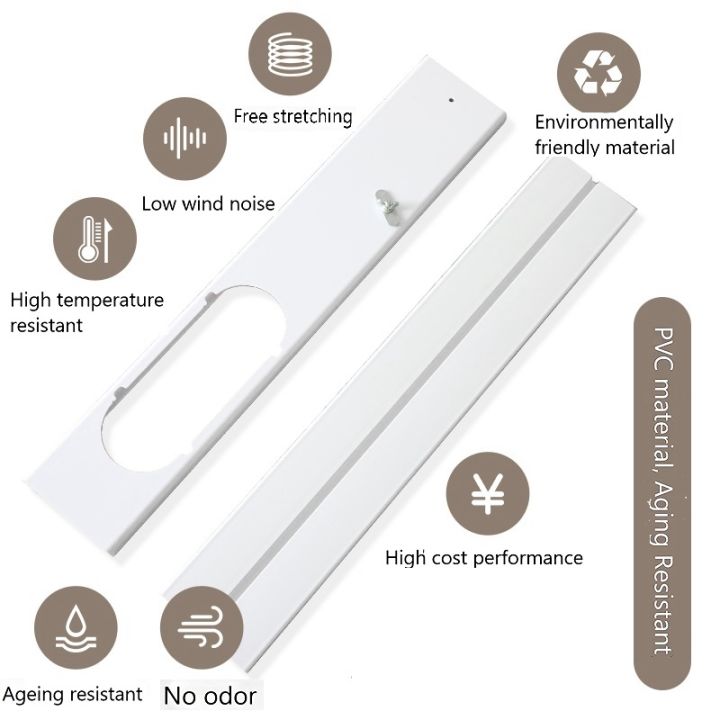 2PCS Air Conditioner Window Sealing Plate,Portable Air Conditioner ...