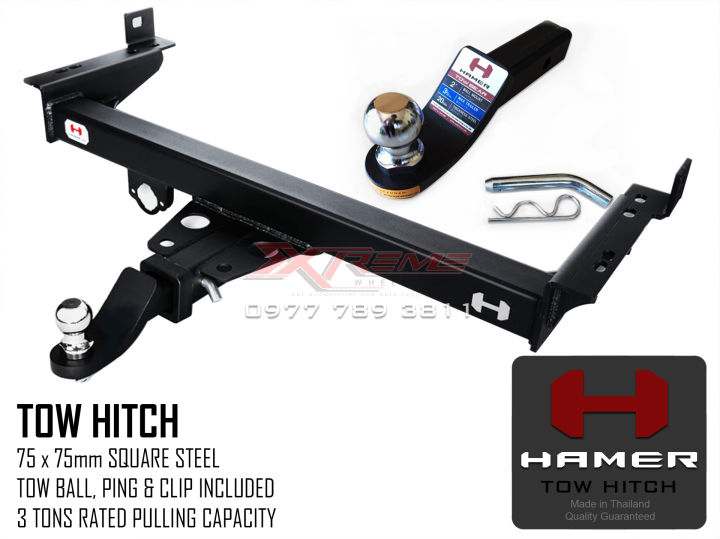 Ford RANGER T6 T7 and WILDTRAK 2016-2022 HAMER TOW HITCH RECEIVER ...