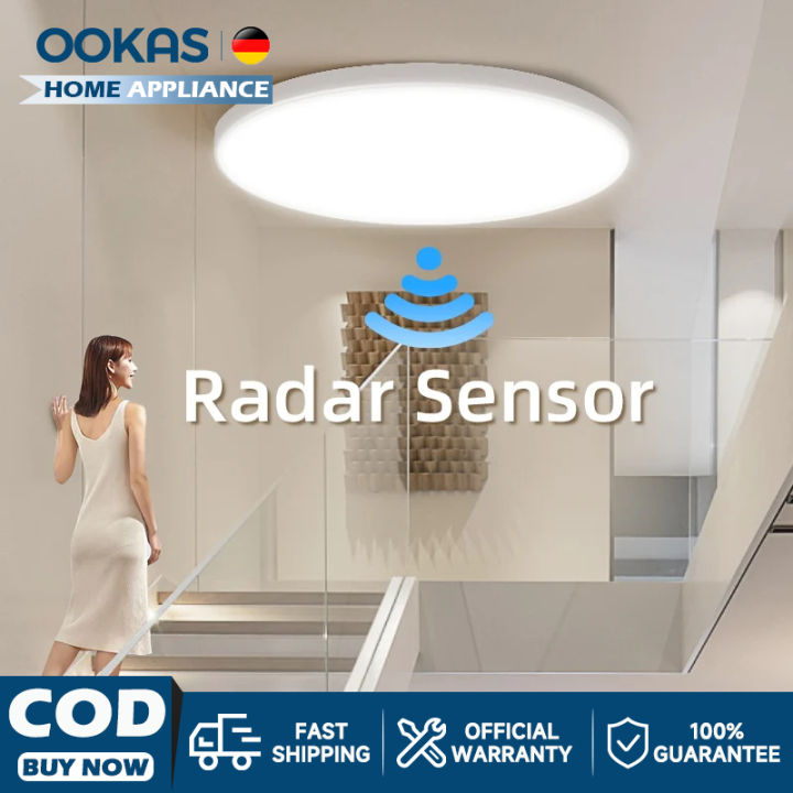 OOKAS official LED Ceiling Light PIR Motion Sensor Human body induction ...