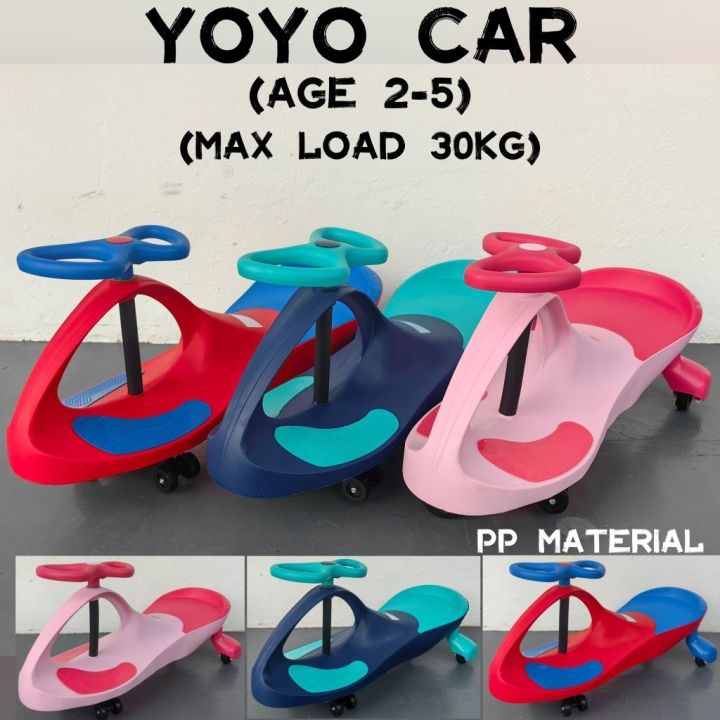 VVM: KIDS RIDE ON YOYO CAR/PLASMA CAR/TWIST CAR/SELF PUSH CAR/SWING CAR ...