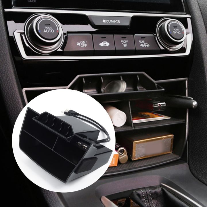 【BONJOY】 For Honda Civic 20162019 ABS Console Central Storage Box USB with USB Port | Lazada PH
