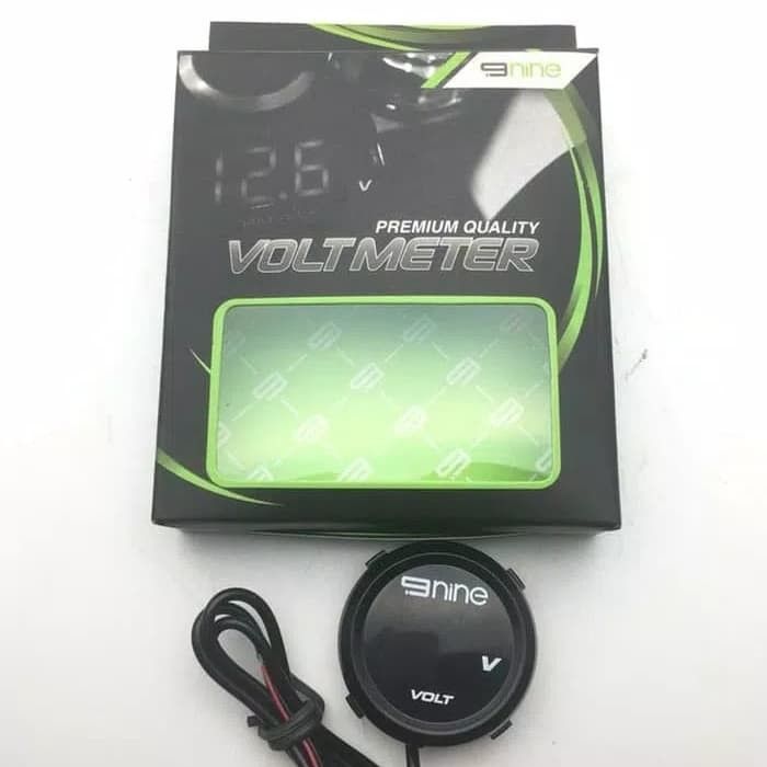 Voltmeter Digital Bulat Mini / Kotak Waterproof Luminos ORIGINAL ...