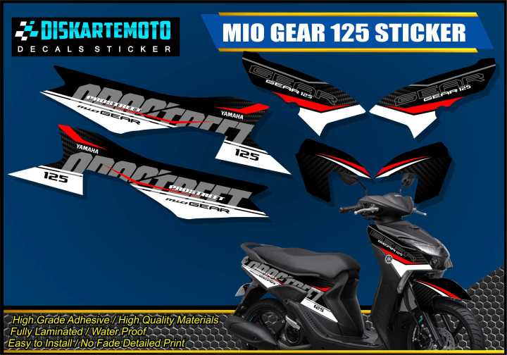 Mio Gear 125 Sticker | Lazada PH