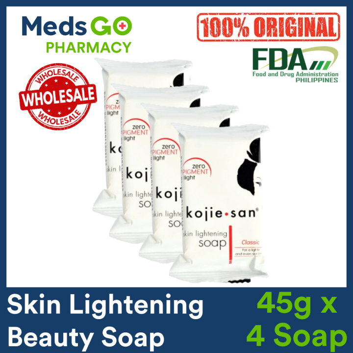 KOJIE SAN Skin Lightening Soap 45g - SET OF 4 | Lazada PH