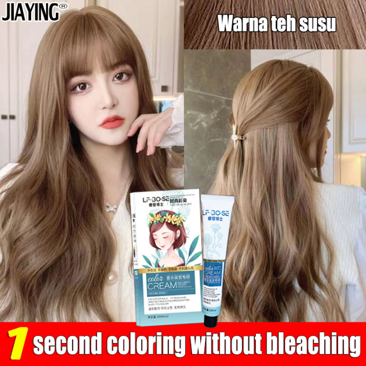 tidak pernah pudar FENKANG Pewarna Rambut cat rambut100ML*2 permanent ...