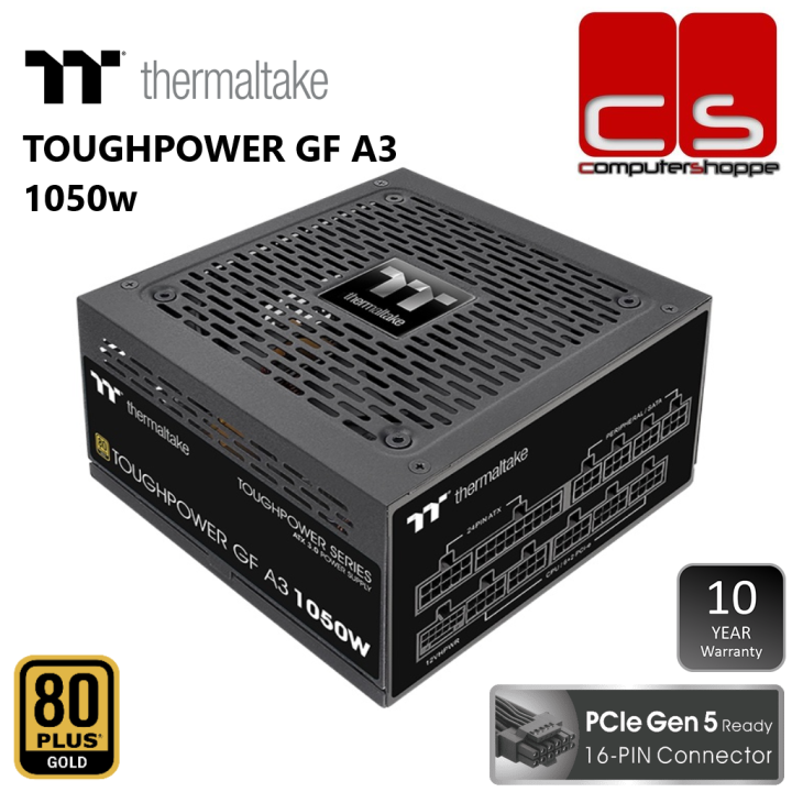 Thermaltake Toughpower GF A3 1050w 80+ Gold ATX3.0 Full Modular Power Supply | Lazada