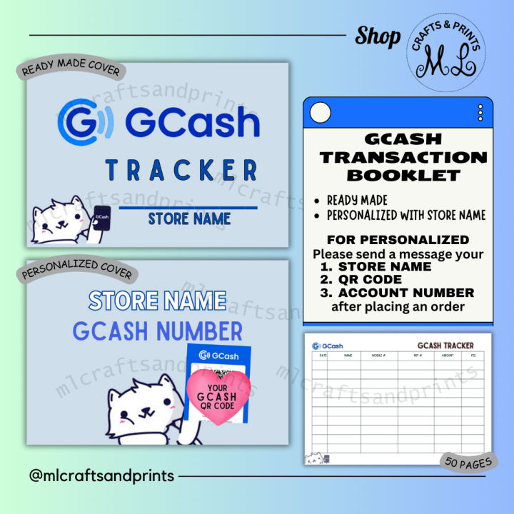Gcash Transaction Booklet | Lazada PH
