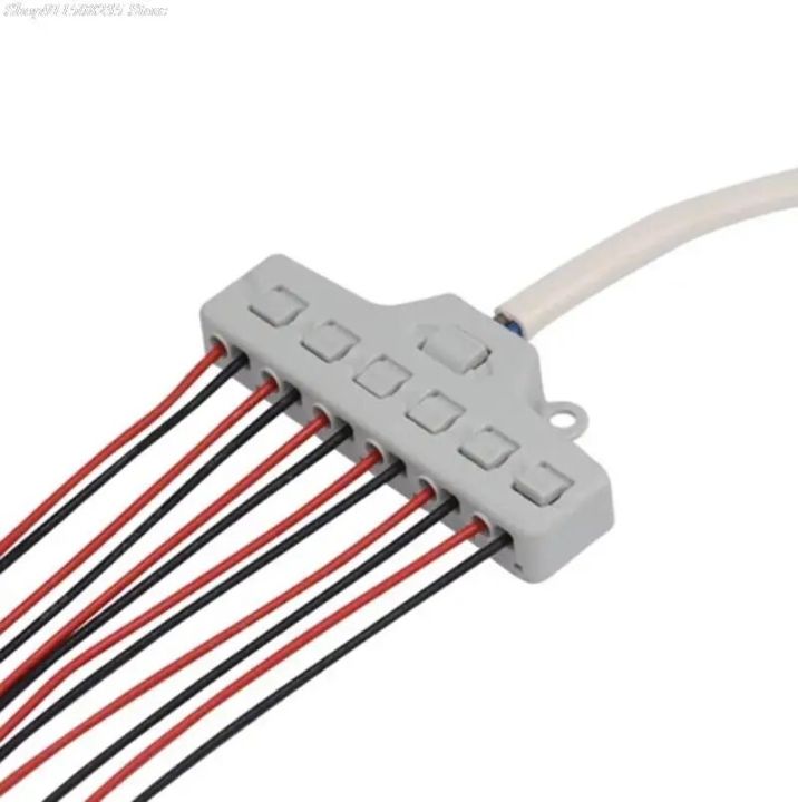 Quick Splitter 6 Ports Push-in Fast Lighting Distribution Wiring ...