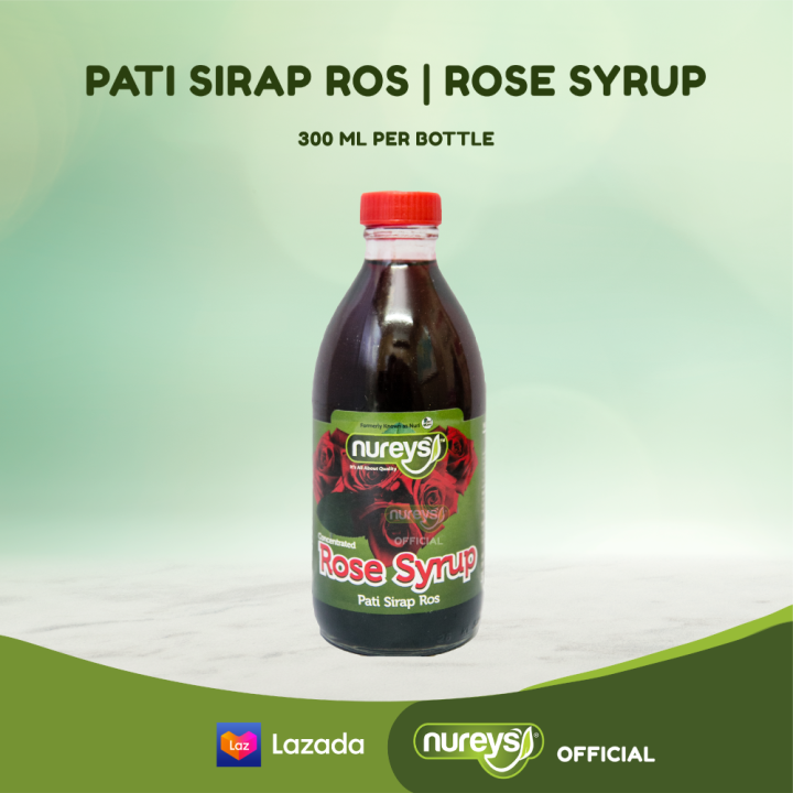 Nureys Pati Sirap Ros [Concentrated Rose Syrup] 300ML | Lazada