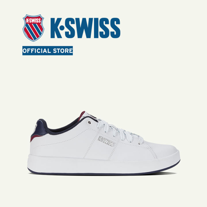 K Swiss Mens Shoes Court Cameo II K Swiss Leather Sneakers Casual Canvas Sneakers White Lace Up Sneakers Molded Rubber Outsole Heritage Branding Sneakers Lazada Lazada PH
