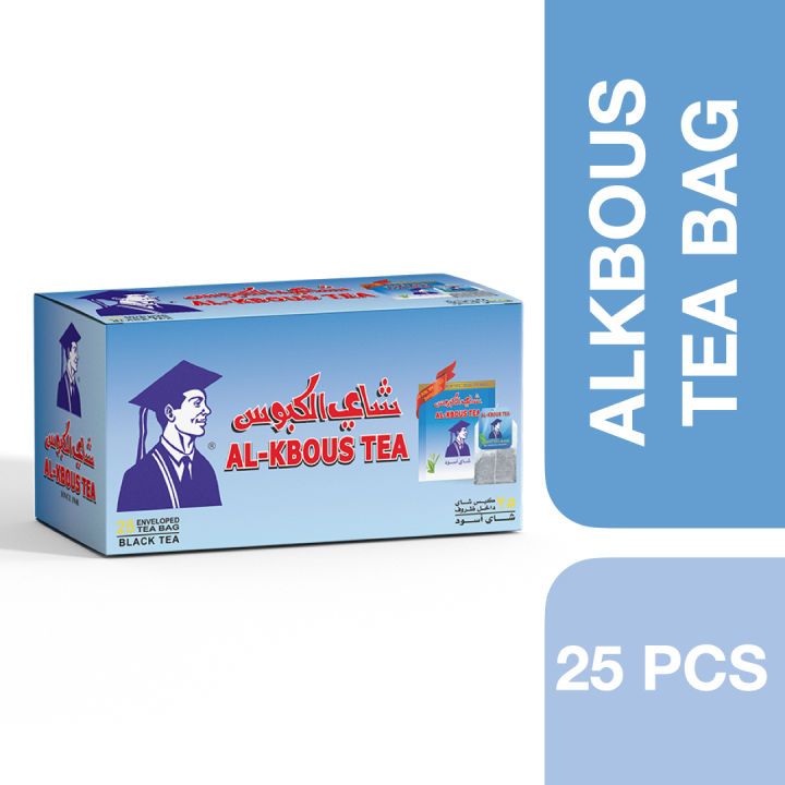 Al Kbous Black Tea Enveloped Tea Bag (25 pcs) ++ อัลกาบูส ชาดำ (25 ถุง ...