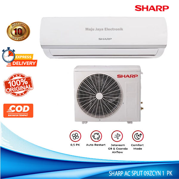 AC SPLIT SHARP AH A9 ZCYN / AH A9 ZEY 1 PK TURBO COOLING ( UNIT ONLY ...