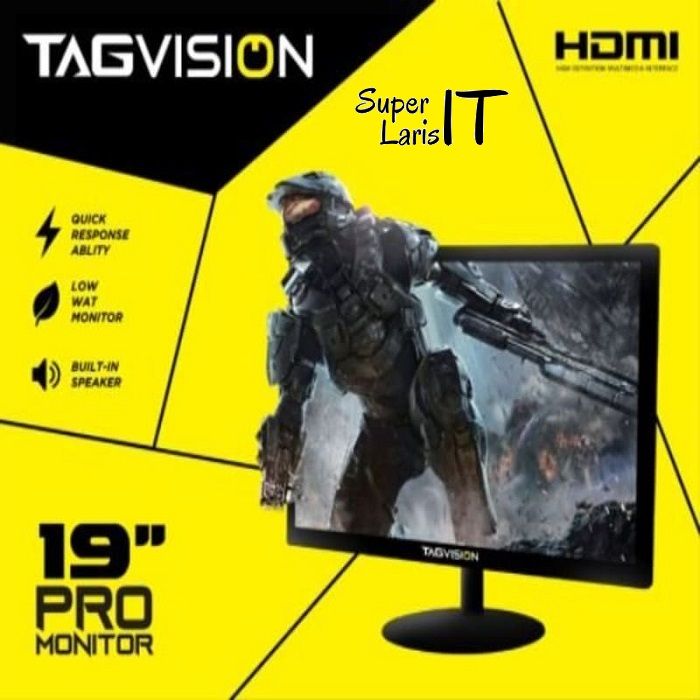 Monitor Led Tagvision 19 inch 19" Garansi 1 tahun | Lazada Indonesia