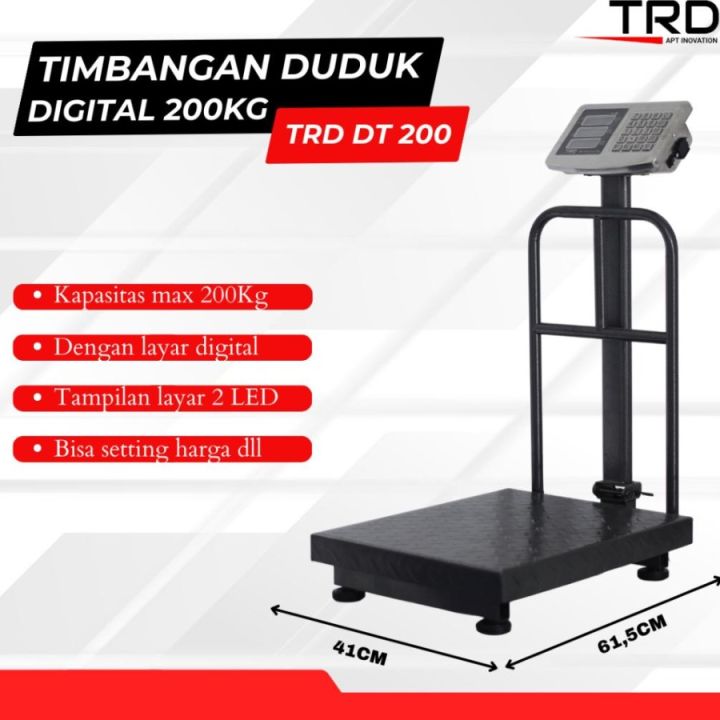 Lipat Display Electronic platform scale Timbangan Duduk 100KG-300KG Digital Charger Elektronik ...