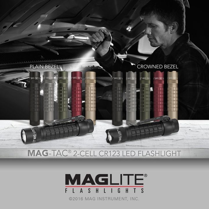 USA Maglite Magtac Mag-Tac LED Military Tactical Flashlight | Crowned ...