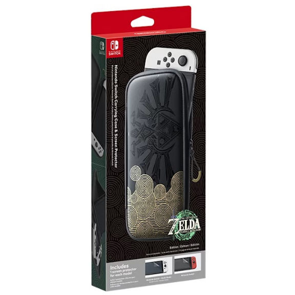 NINTENDO SWITCH OLED CARRYING CASE & SCREEN PROTECTOR [LEGEND OF ZELDA ...