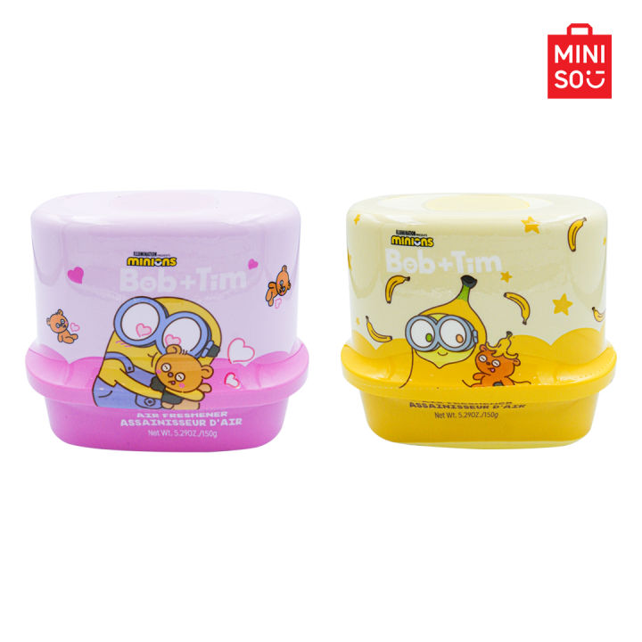 MINISO เจลหอมปรับอากาศ น้ำหอมปรับอากาศ Minions Collection | Lazada.co.th