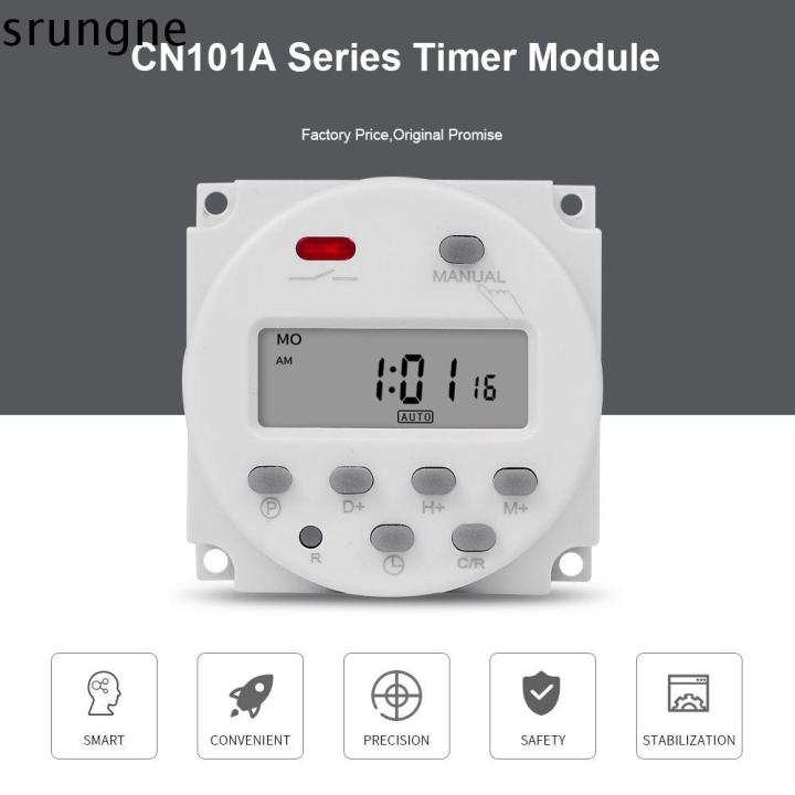 SRUNGNE Programmable Automatic Loop Rechargeable Battery CN101A Timer Switch Time Relay Digital ...