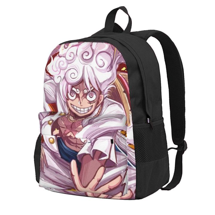 One Piece Luffy School Backpack Water Resistant Cartoon Backpack for ...