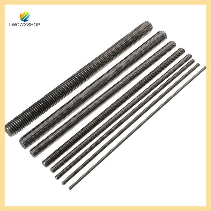 IIWCWX SHOP 1Pc 250mm Fully Threaded Rod Stainless Steel Round Screw ...