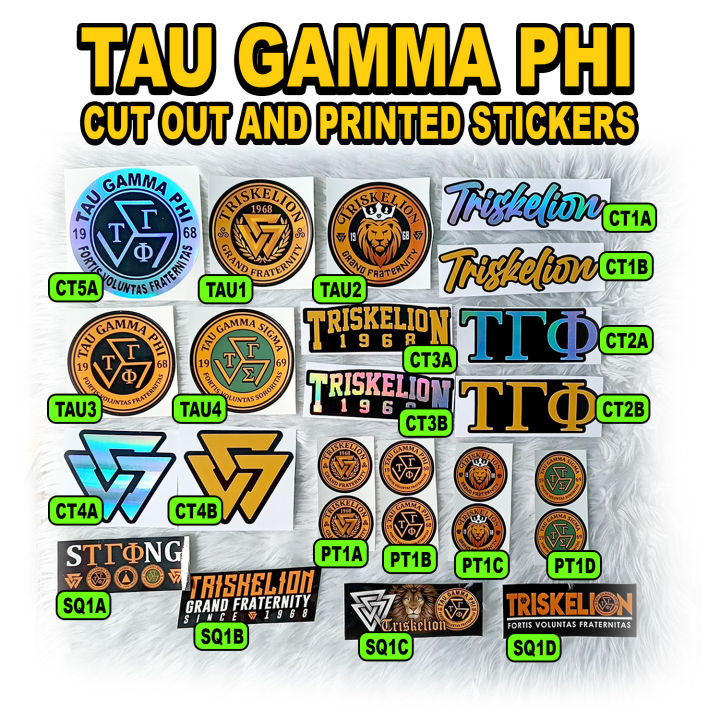 TAU GAMMA PHI STICKER TRISKELION | Lazada PH
