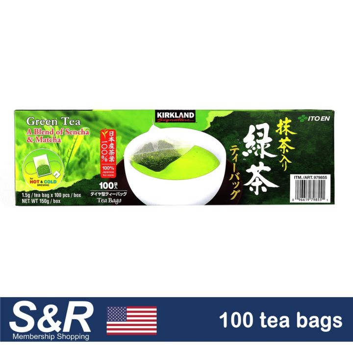 Kirkland Signature Ito En Green Tea 100 tea bags | Lazada PH