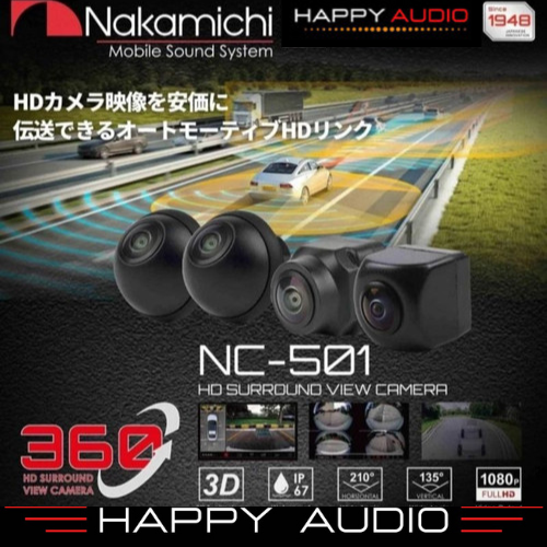 Kamera 360 Nakamichi NC-501 / Camera 360 Mobil Universal Nakamichi Ori ...