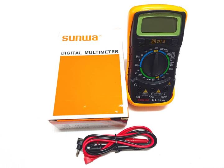 Sunwa DT-830L จอ LED Digital Multimeter มัลติมิเตอร์ดิจิตอล มิเตอร์วัด ...