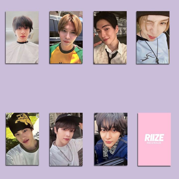 RIIZE Talk Saxy PhotoCards Rise & Realize Sungchan Shotaro Eunseok ...