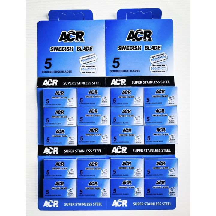 ACR Swedish Double Edge Blades 100 pcs | Lazada PH
