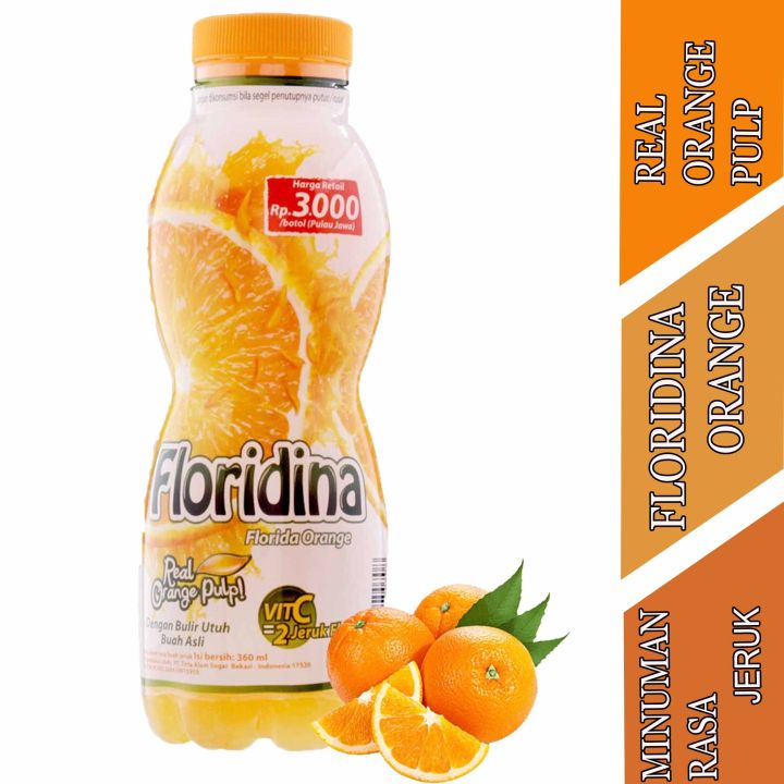 Real Orange Pulp - Floridina Orange - Minuman Rasa Jeruk - 350ml ...