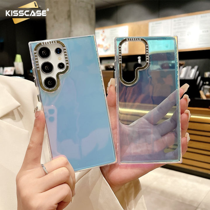 KISSCASE Laser Transparent HD Phone Case for Samsung Galaxy S24ultra ...