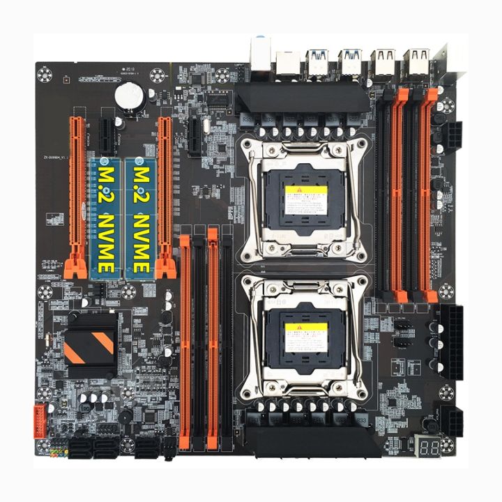 X99 Motherboard Lga 2011 3 Support Dual Cpu Ddr4 Support 8x32g Memory