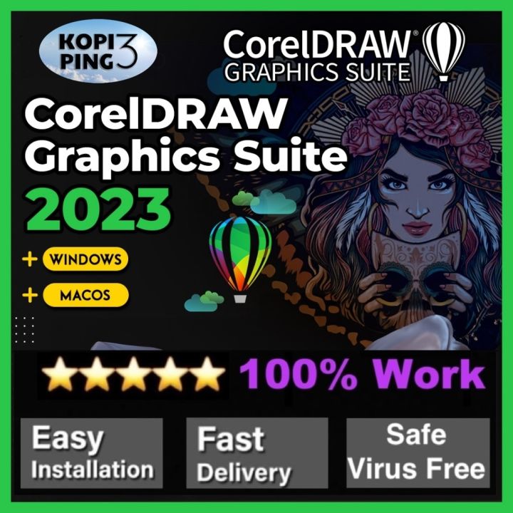 CorelDRAW Graphics Suite 2023(latest Jan 2024) | Lazada