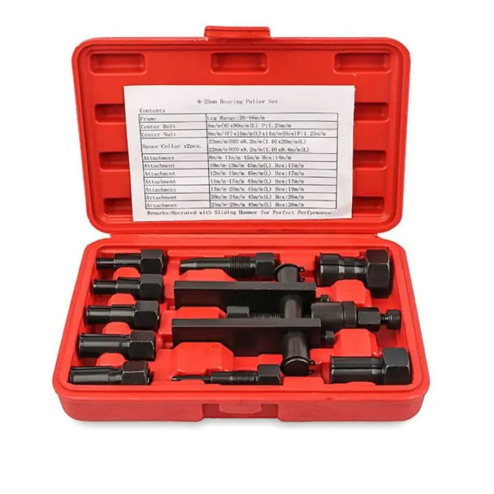 14pcs Bearing Puller Disassembler Set Blind Hole Kit Slide treker ...