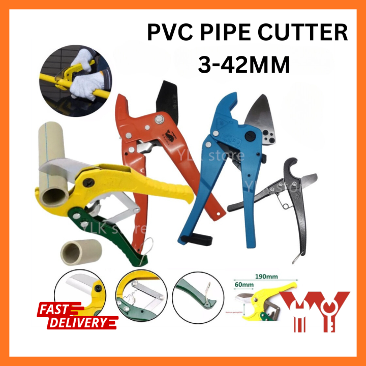 YY.OS - THREEMAN Heavy Duty Ratchet PVC Pipe Cutter / Plumbing Tool ...