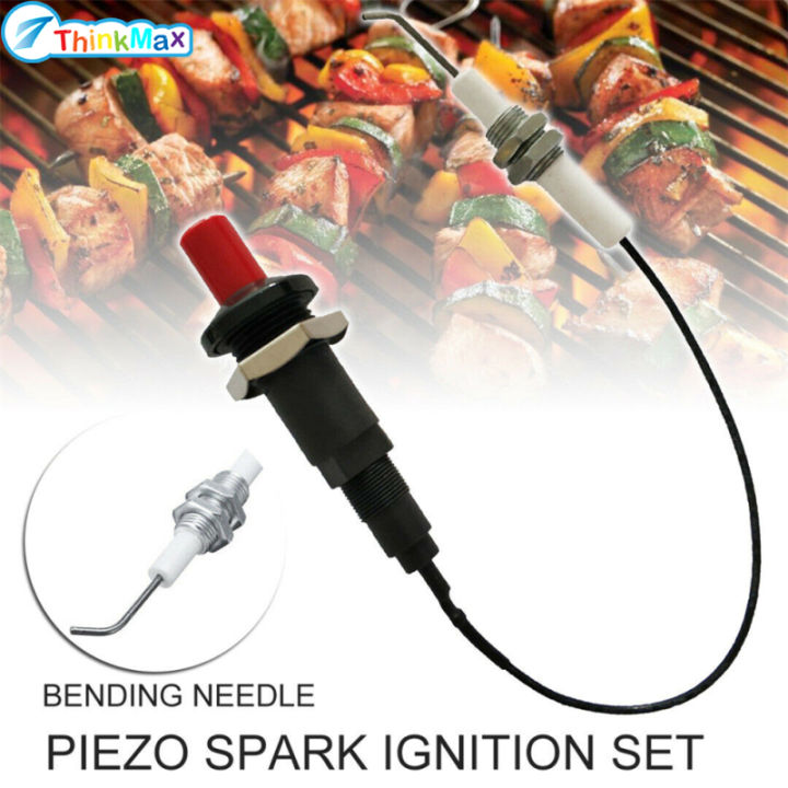 Propane Push Button Piezo Igniter Kit Universal Electronic Ignition ...